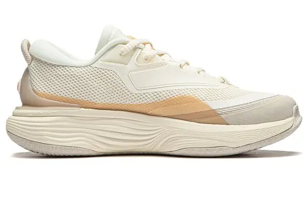 LI-NING Soft Warm Sneakers - White/beige/orange