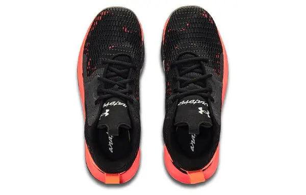 Under Armour Spawn 3 Basketball Shoes - Black/pink