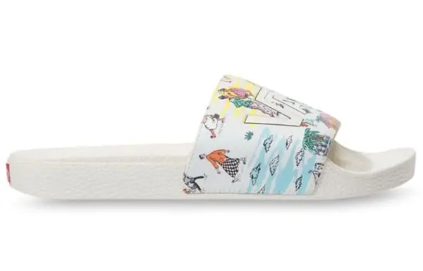VANS Kide Slide-on Sandals With Graphic Print