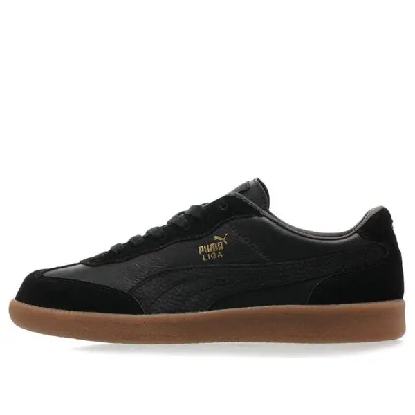 PUMA Liga Leather Retro Sneakers - Black