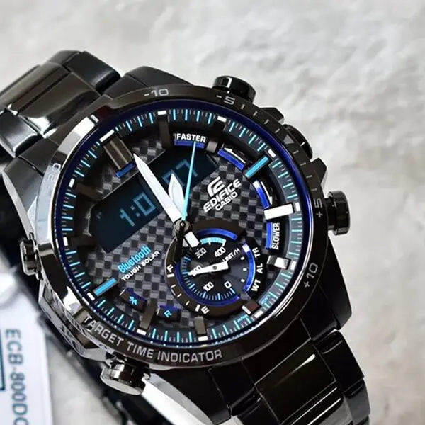 Casio Edifice Sports Solar Powered Stainless Steel Analog/digital Watch
