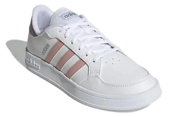 Adidas Breaknet Sneakers - White/pink