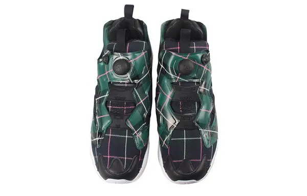 REEBOK X Opening Ceremony Instapump Fury Og Plaid Sneakers - Green