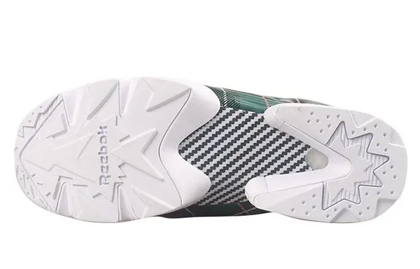 REEBOK X Opening Ceremony Instapump Fury Og Plaid Sneakers - Green