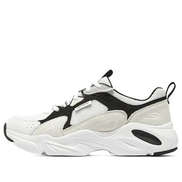 Sketchers Stamina Airy Low Top Sneakers - White/black