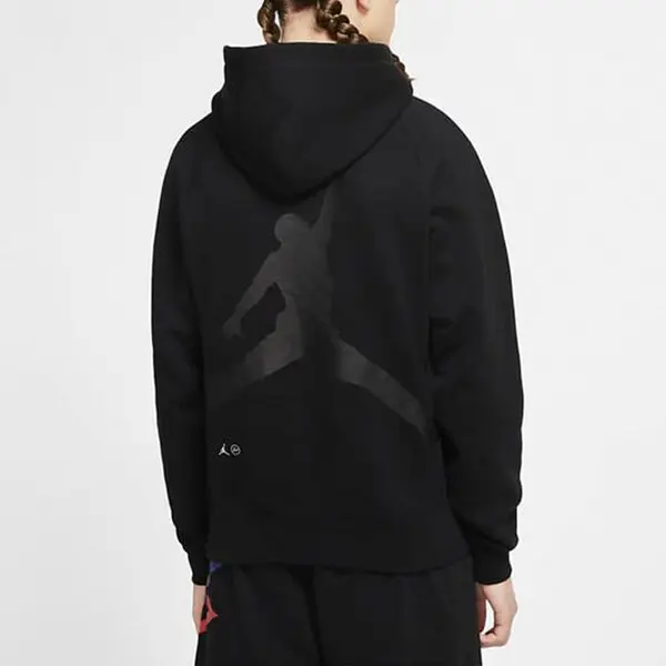JORDAN X Fragment Design Collaboration Pullover Hoodie - Black