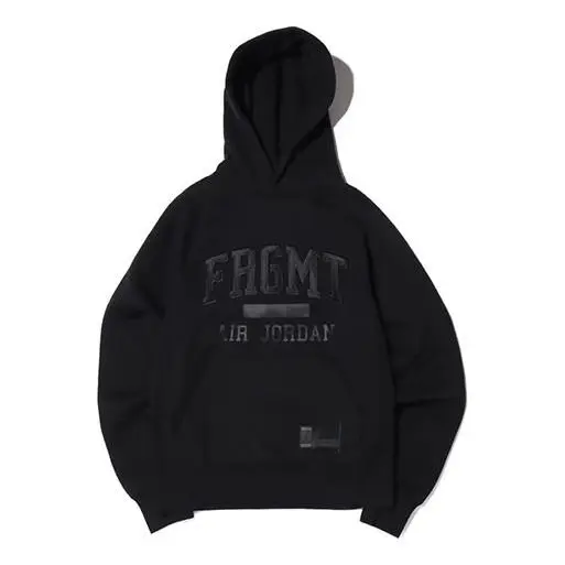 JORDAN X Fragment Design Collaboration Pullover Hoodie - Black