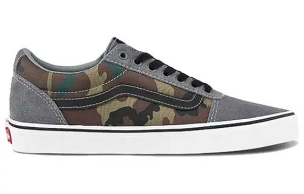 VANS Ward Camo Frost Grey Low Top Sneakers