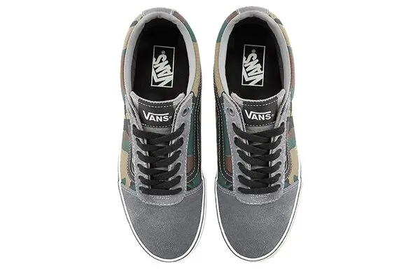 VANS Ward Camo Frost Grey Low Top Sneakers