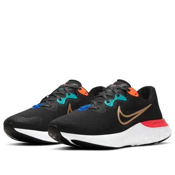 Nike Renew Run 2 Athletic Sneakers - Black