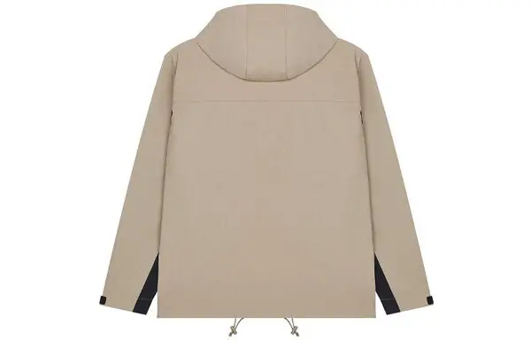 NEW BALANCE Hooded Windproof Jacket - Beige/black