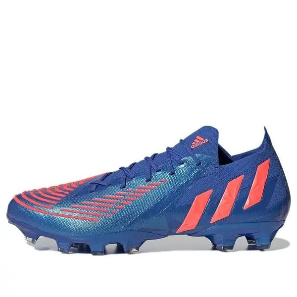 Adidas Predator Edge.1 L Ag Soccer Cleats - Blue/red