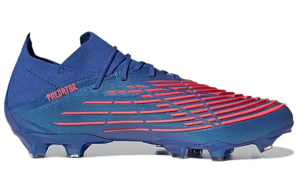 Adidas Predator Edge.1 L Ag Soccer Cleats - Blue/red