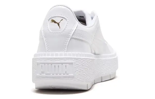 PUMA Basket Platform Retro Low Top Sneakers - White