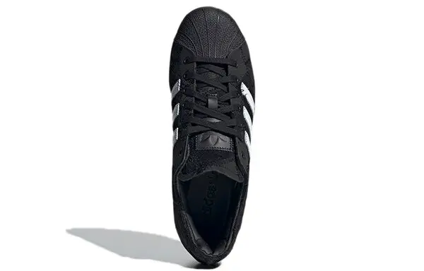 Adidas X Atmos X Recouture Superstar Patchwork Sneakers
