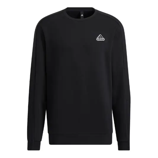 Adidas Badge Crew Sweatshirt - Black