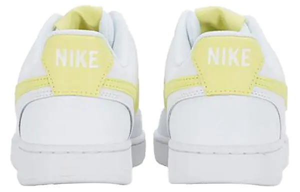 Nike Court Vision Low Athletic Sneakers - White/yellow