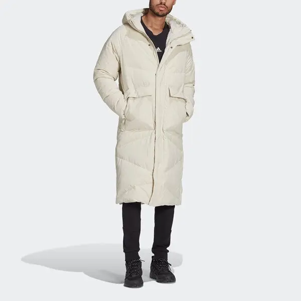 Adidas Big Baffle Down Coat - Beige