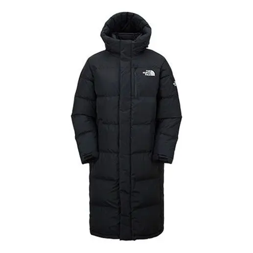 The North Face Long Padded Down Parka - Black