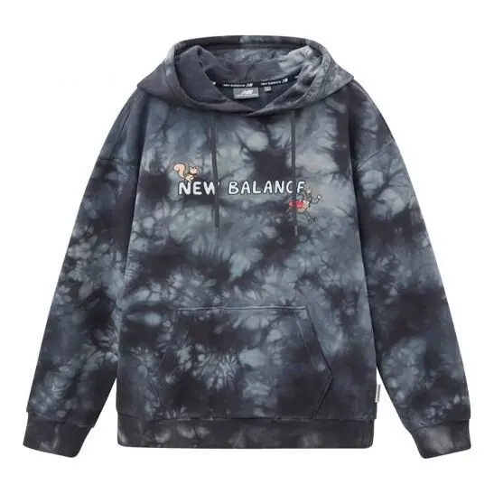 NEW BALANCE X Jhi Tie Dye Dirty Crates Hoodie - Black/grey