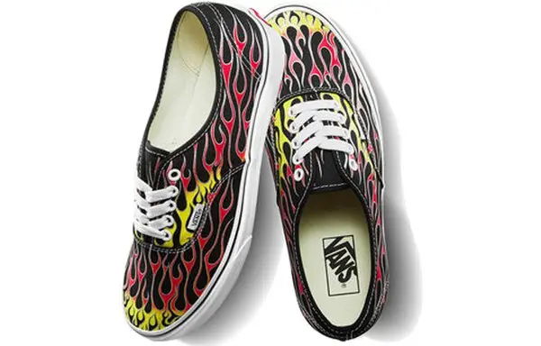 VANS Authentic "mash Up Flames" Lace-up Sneakers