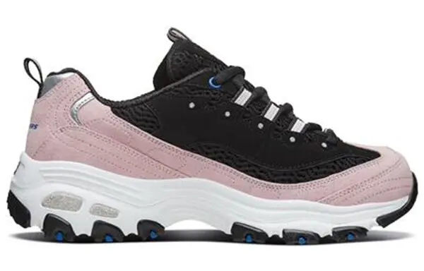 Sketchers D'lites 1.0 Athletic Sneakers - Black/pink