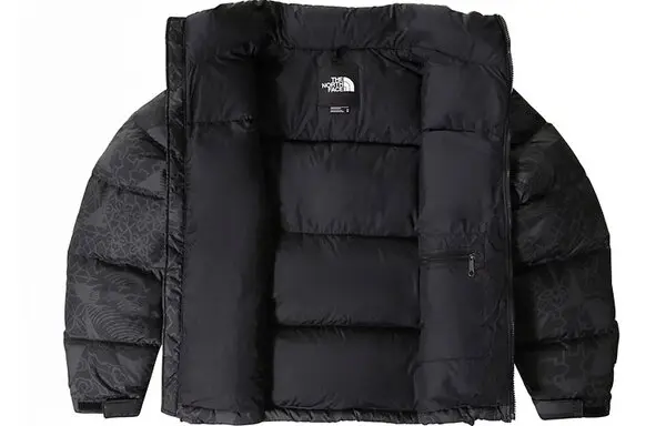 The North Face 1996 Retro Nuptse Ic Geo Tonal Print Puffer Jacket - None