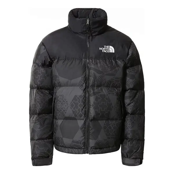 The North Face 1996 Retro Nuptse Ic Geo Tonal Print Puffer Jacket - None