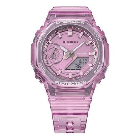 Casio G-shock Analog-digital Watch - Translucent Purple
