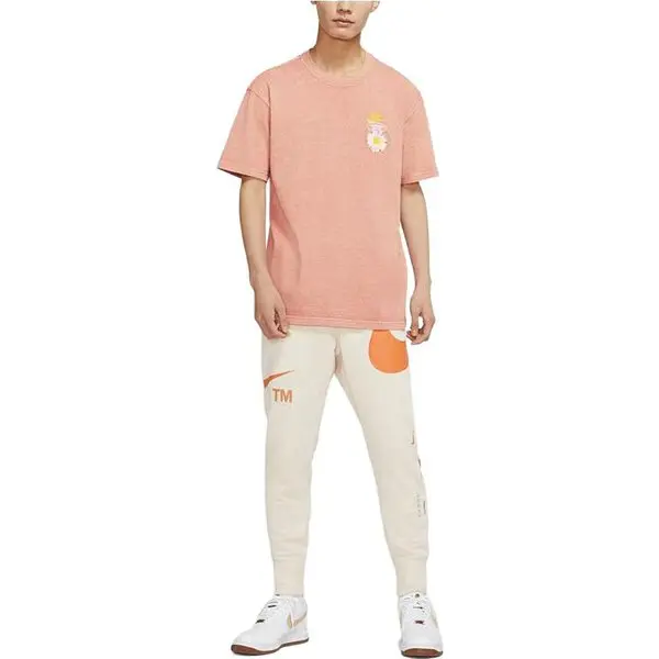 Nike Daisy Round Neck Pullover Short Sleeve Rock Pink T-shirt