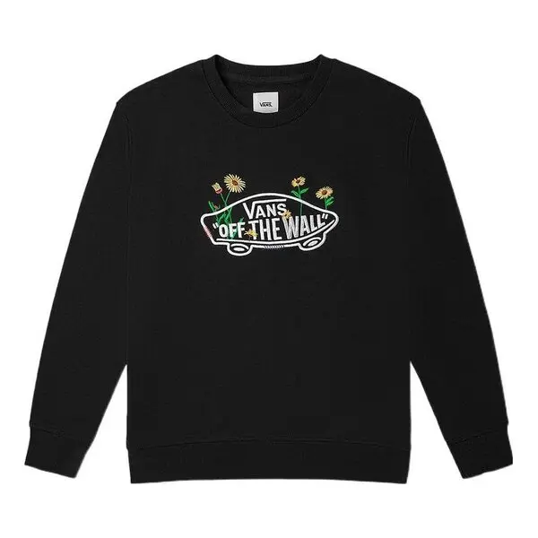 VANS Logo Off The Wall Floral Long Sleeve T-shirt