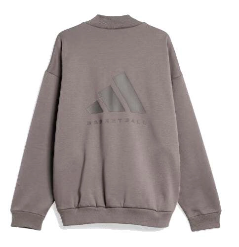 Adidas Basketball Crew Sweatshirt Asia Sizing - Brown
