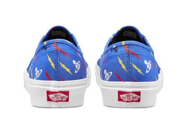 VANS Vivienne Westwood X Authentic 'thunderbolt Orbs' Sneakers - Blue/white