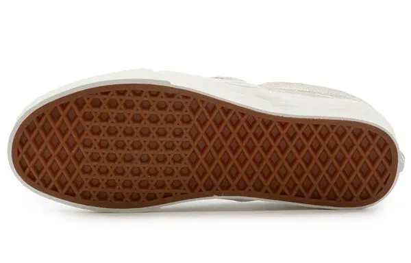 VANS Cracked Leather Slip-on Sneakers
