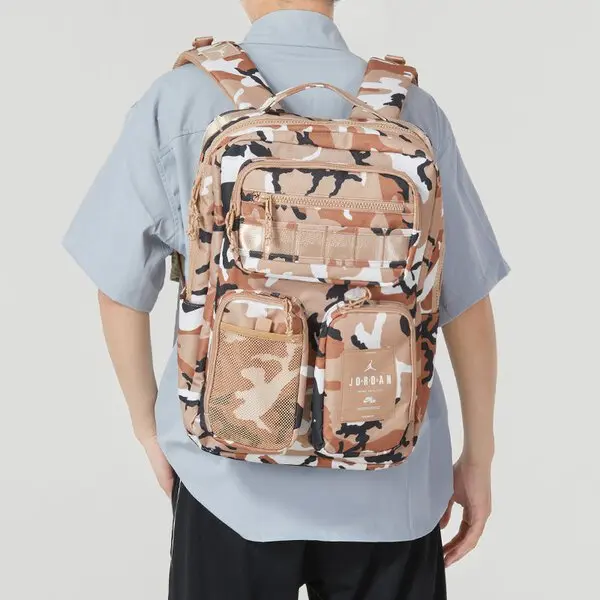 JORDAN Air Hesi Backpack - Brown/multi-color