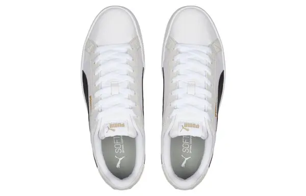 PUMA Smash Vulc V3 Lo Sneakers - White/black