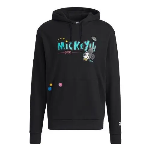 Adidas Originals D Kas Hd Ii Mickey Printing Casual Pullover - Black