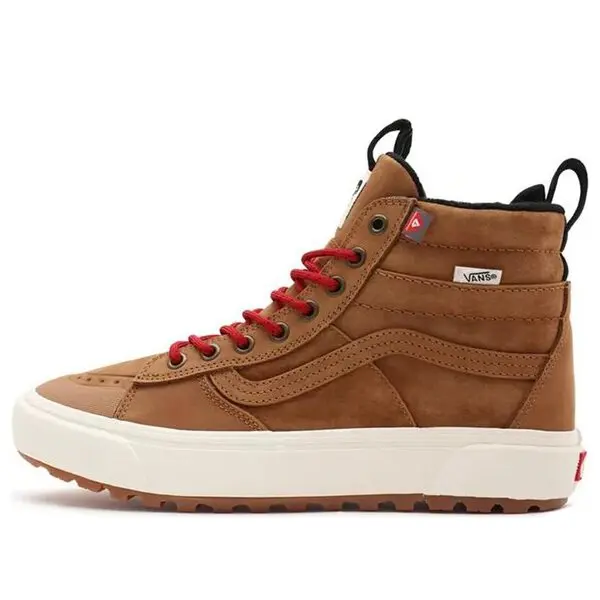 VANS Sk8-hi High Top Lace-up Sneakers - Brown