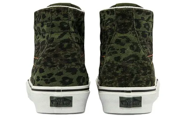 VANS Sk8-hi Tapered Anaheim Factory Leopard Camo High Top Sneakers - Green