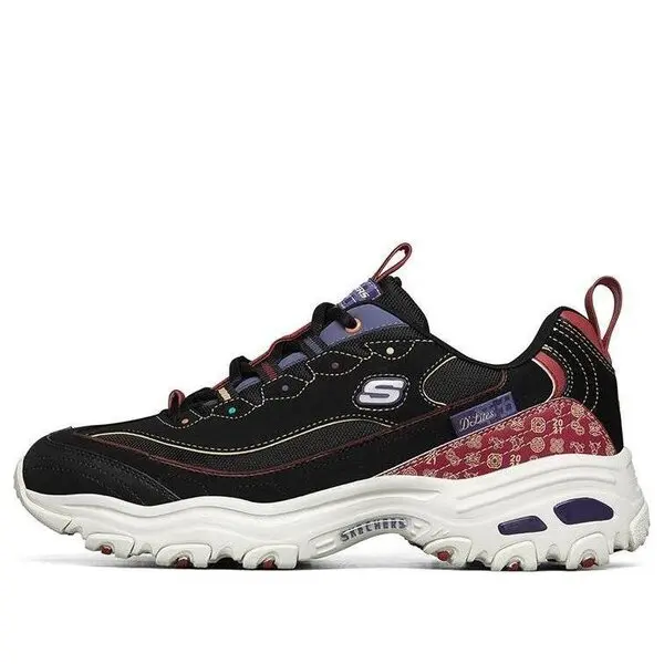 Sketchers D'lites Low-top Athletic Sneakers - Black