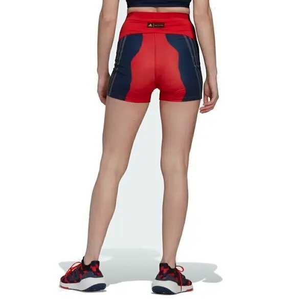Adidas X Marimekko Run Icons Bike Shorts - Red/navy