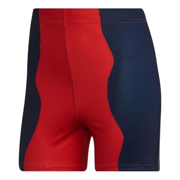 Adidas X Marimekko Run Icons Bike Shorts - Red/navy