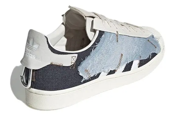 Adidas Originals Superstar Ws1 "patchwork Denim