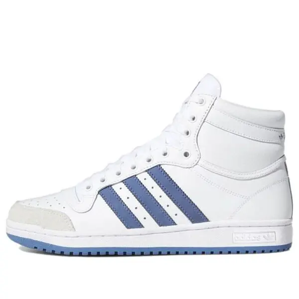 Adidas Top Ten High-top Sneakers - White/blue