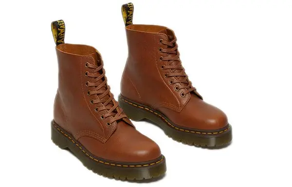 Dr. Martens 1460 Pascal Lace Up Boots - Brown