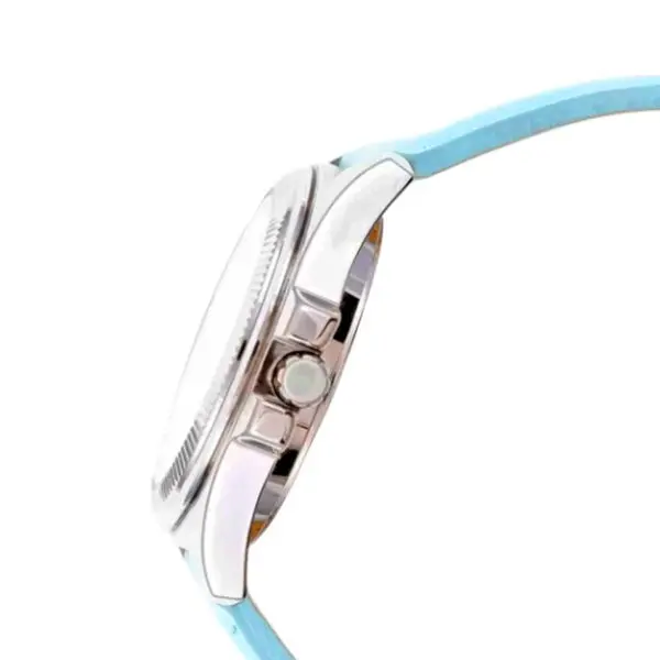 Casio Analog Quartz Leather Strap Watch - Blue