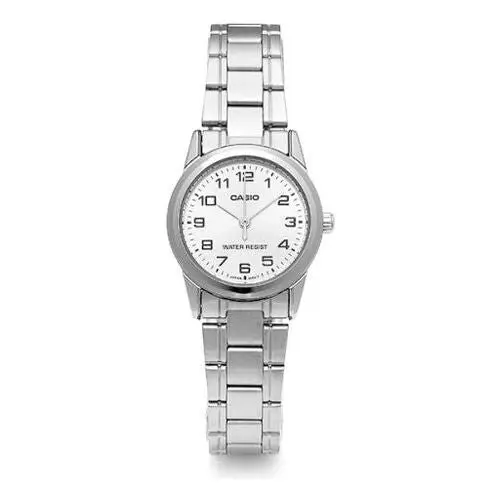 Casio Analog Quartz Watch With Water Resistance - Silver