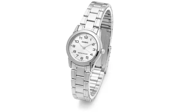 Casio Analog Quartz Watch With Water Resistance - Silver
