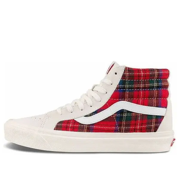VANS Pendleton X Style 38 High Top Sneakers - Red/white