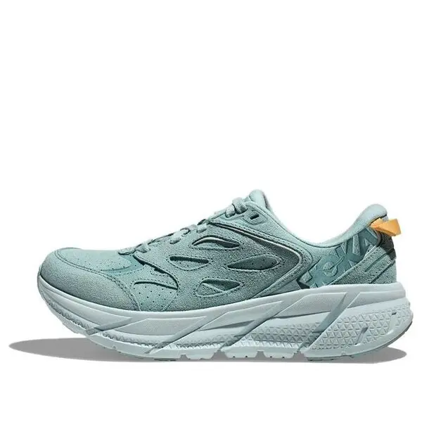 Hoka One One Clifton L Suede Sneakers - Cloud Blue/ice Flow